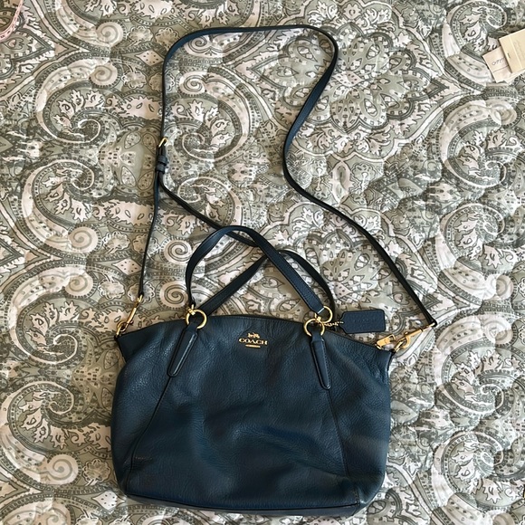 Coach | Bags | Coach Blue Purse | Poshmark